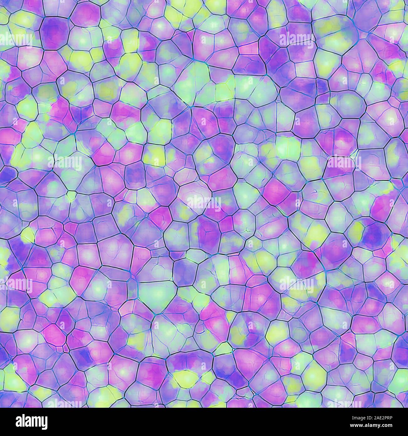 Abstract seamless background of colorful spots like paving stones or ...