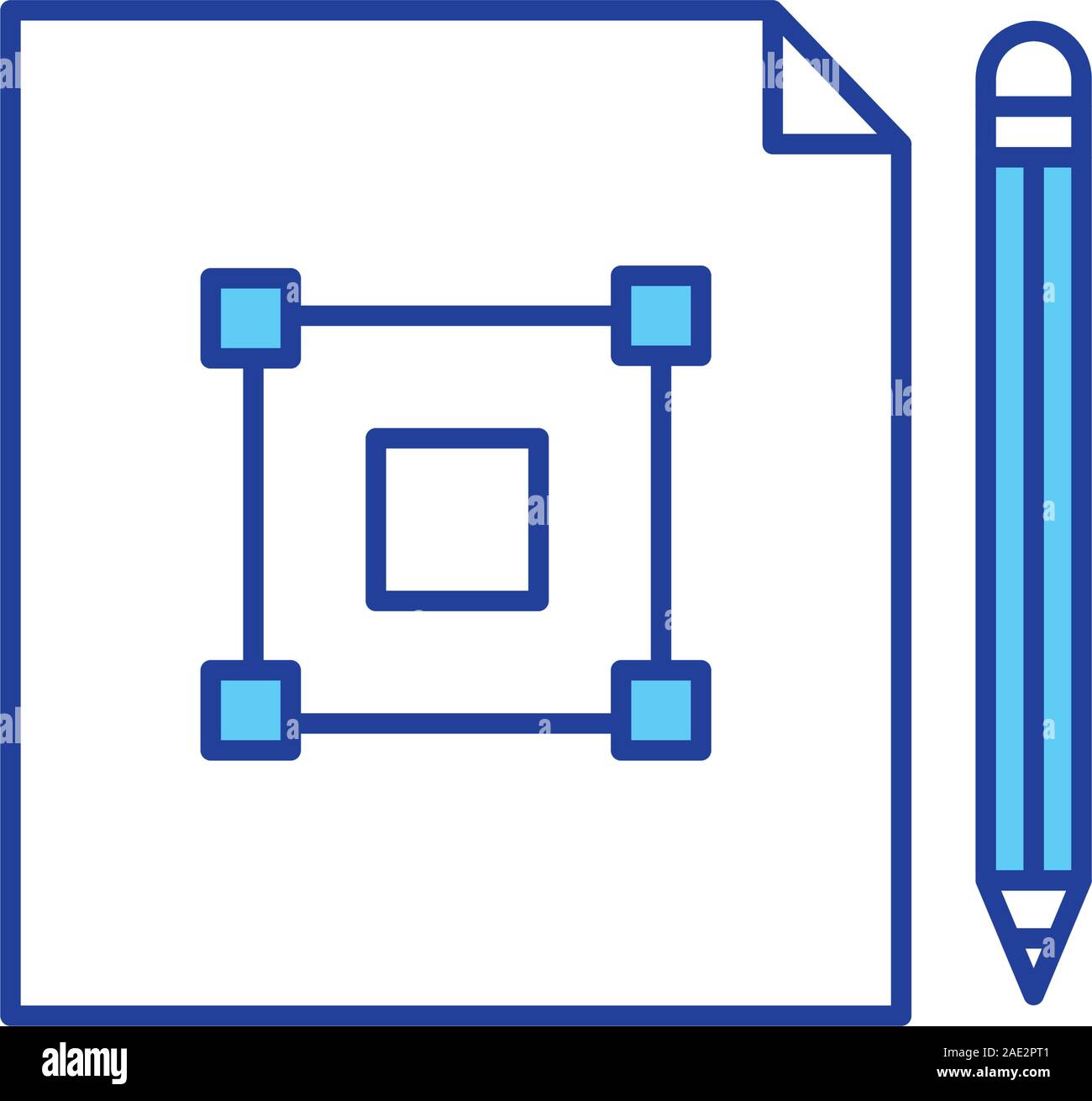 Isolated construction plans paper vector design Stock Vector Image ...