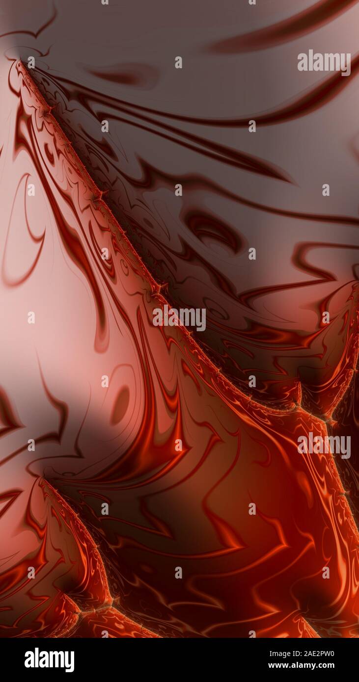 Artfully 3D rendering fractal, fanciful abstract illustration and ...