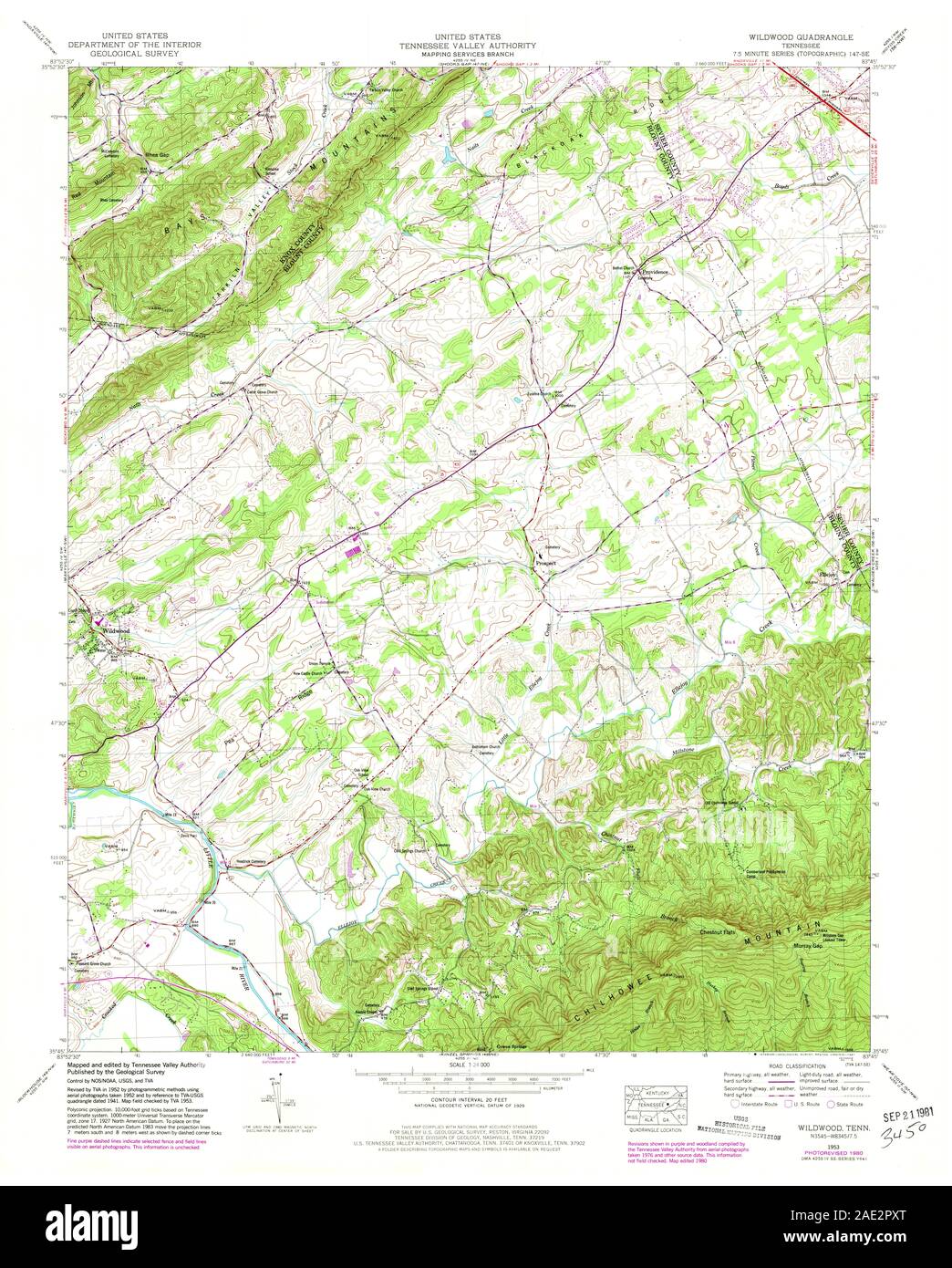 Map of wildwood Cut Out Stock Images & Pictures - Alamy