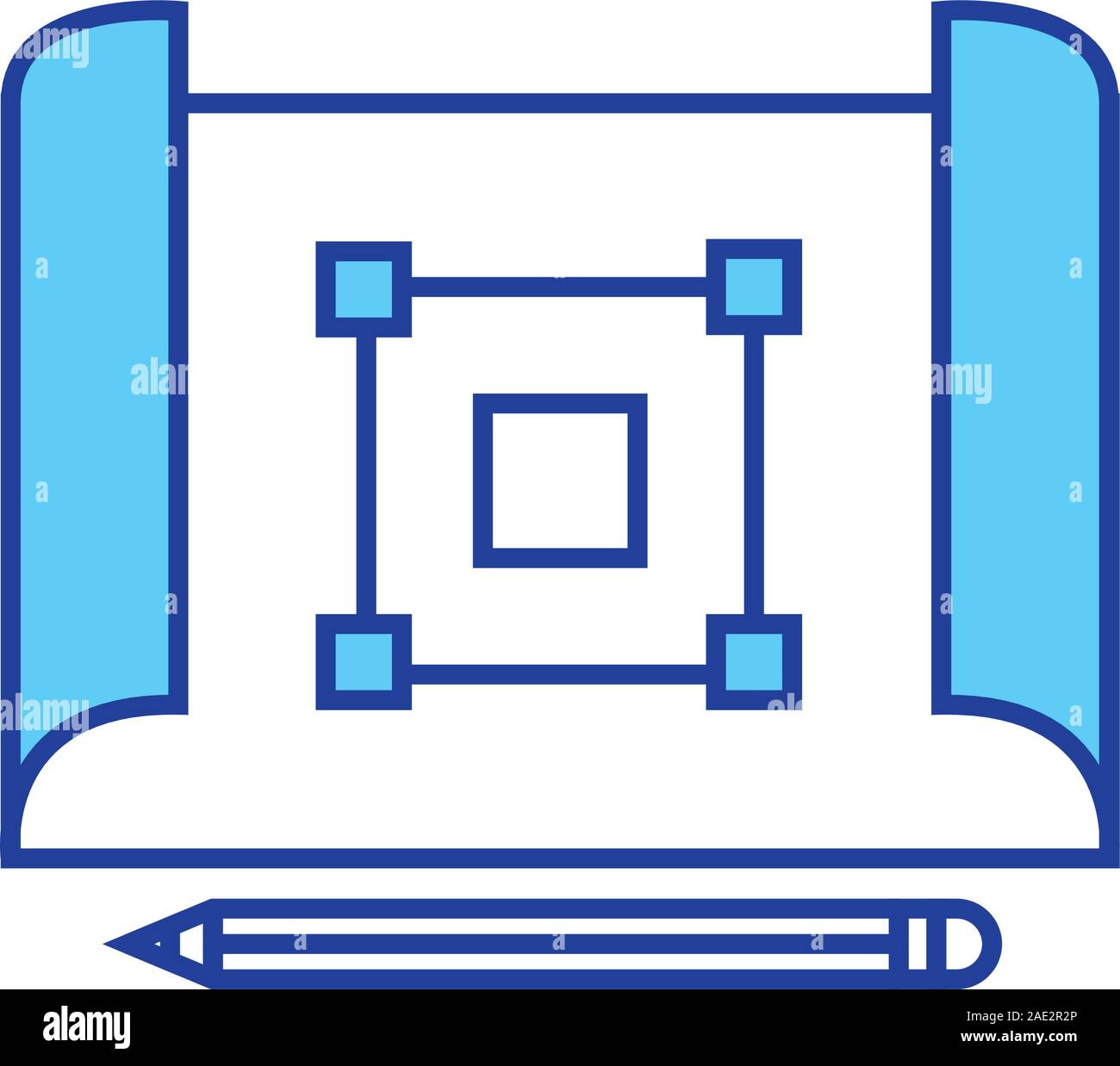 Architecture plans isolated Stock Vector Images - Alamy