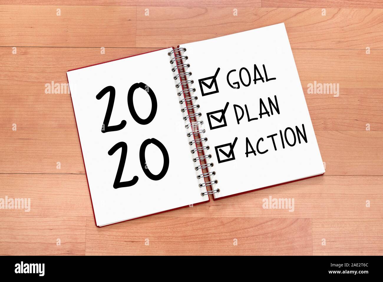 2020 goal action plan Stock Photo - Alamy