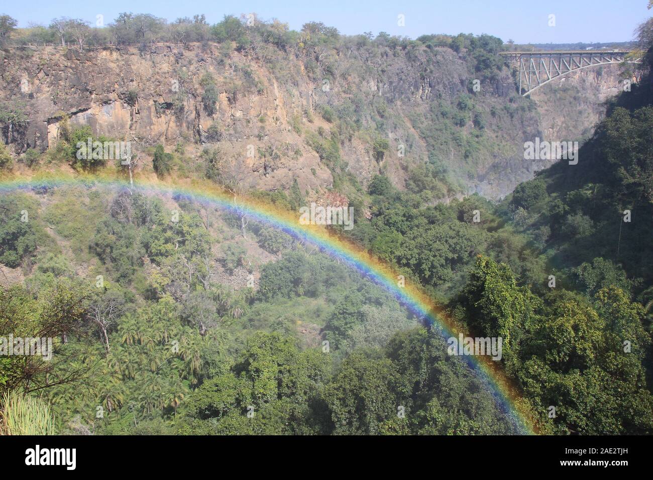Rainbow bridge victoria falls hi-res stock photography and images - Alamy