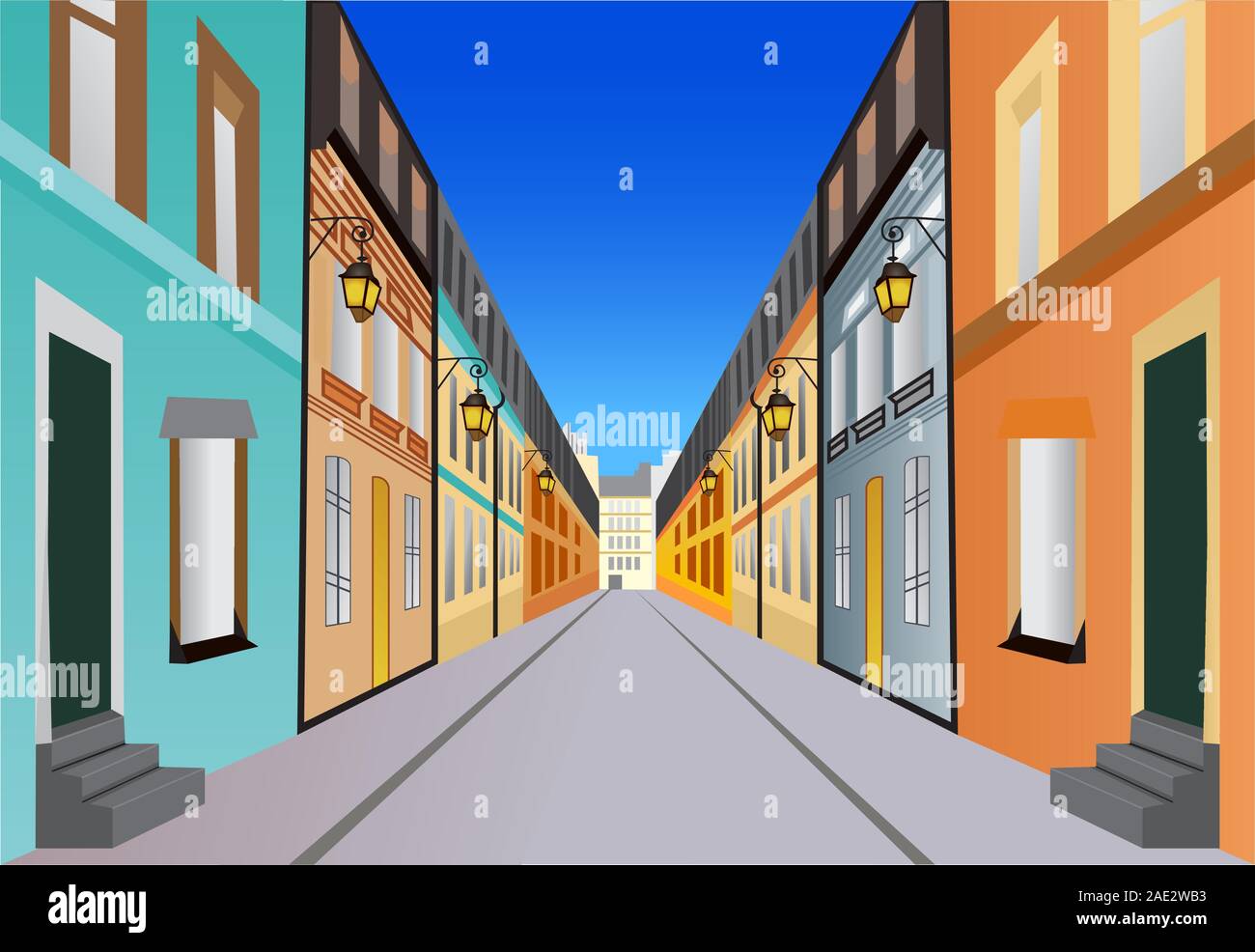 Street Road Vector