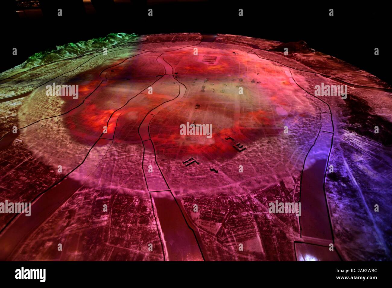 Simulation of atomic bomb over hiroshima hi-res stock photography and ...