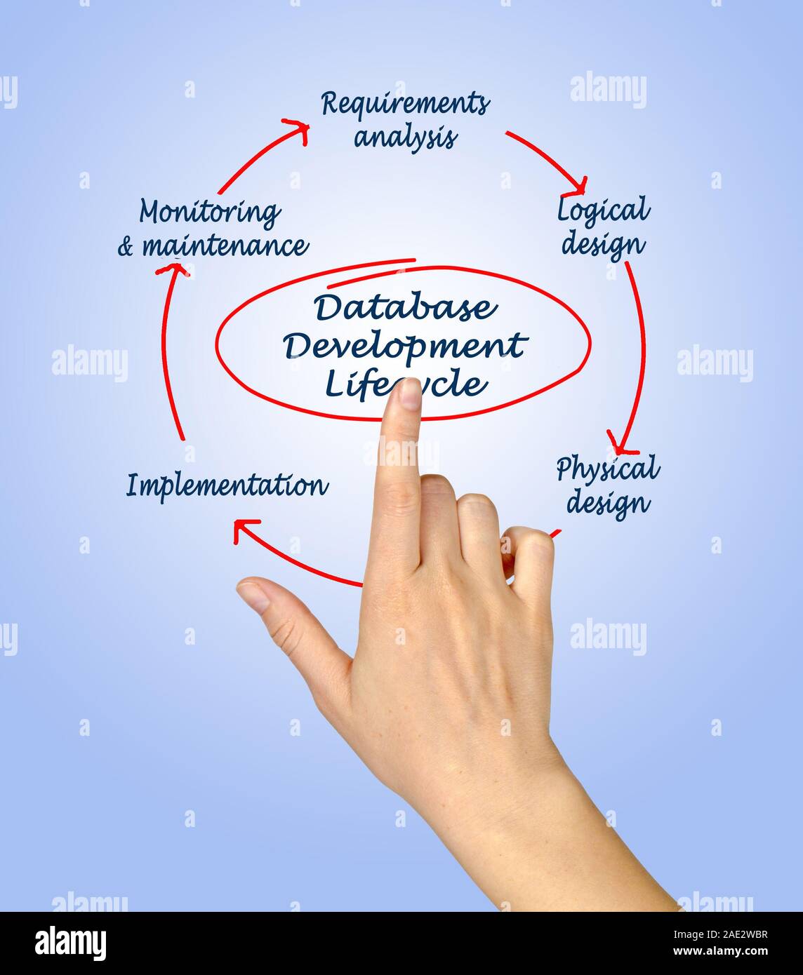 Database development lifecycle Stock Photo - Alamy