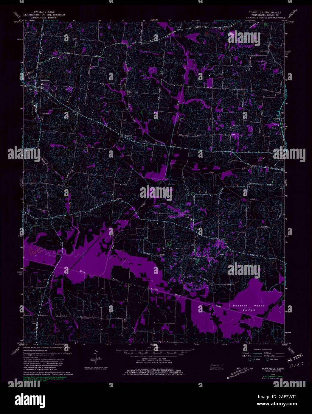 Map of yorkville hi-res stock photography and images - Alamy