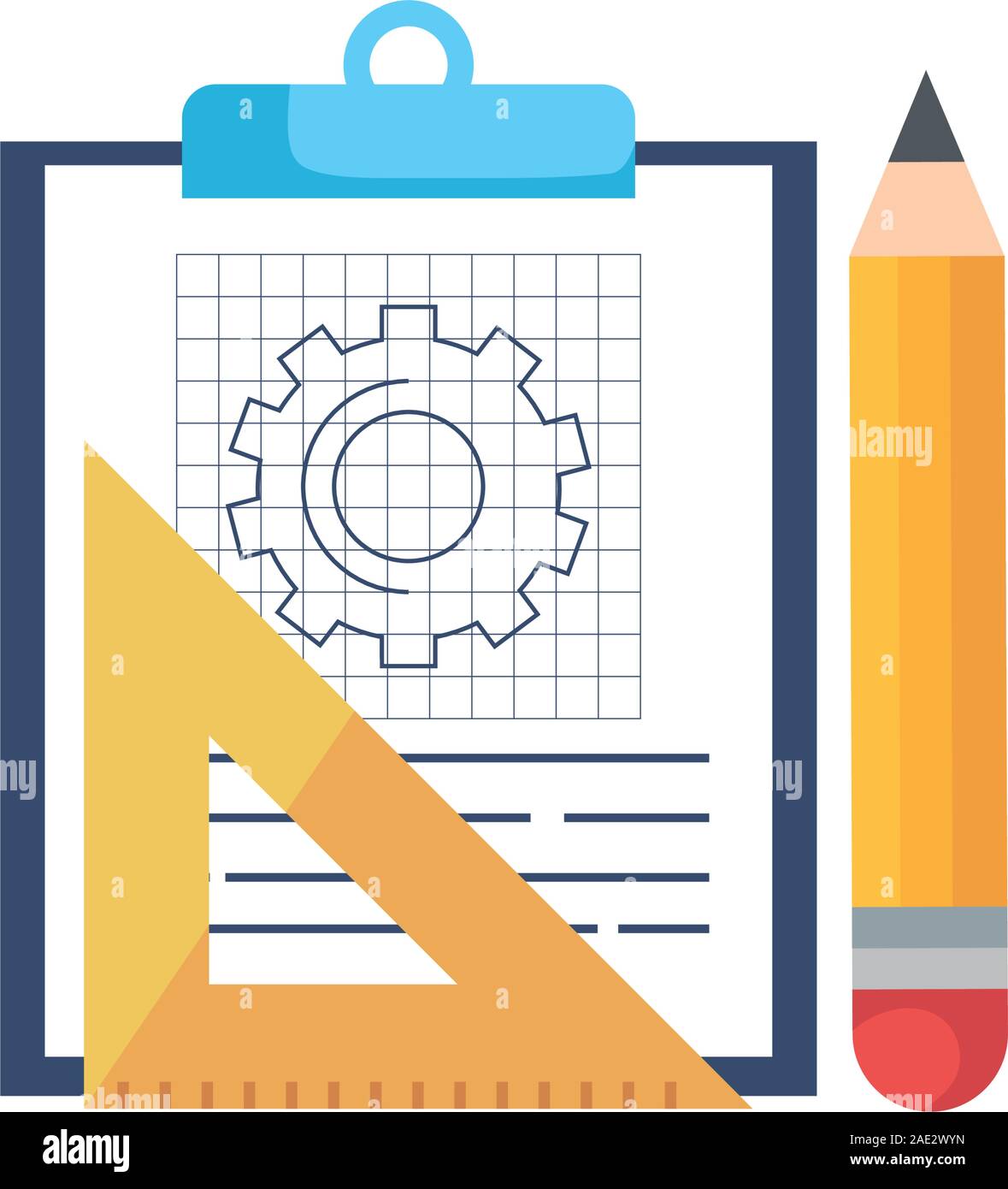 Ruler factory Stock Vector Images - Alamy