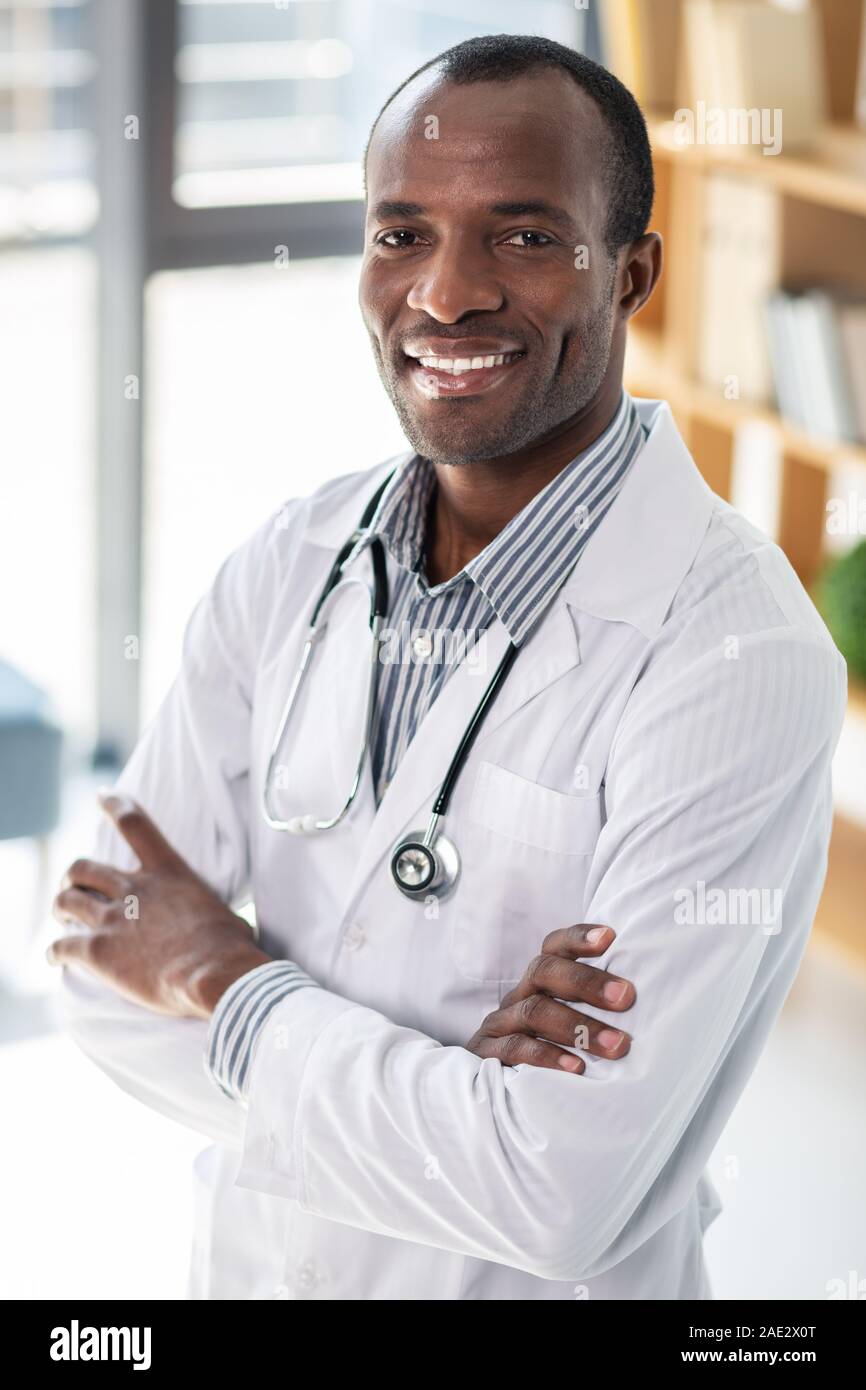 Joyful male person posing on camera Stock Photo - Alamy