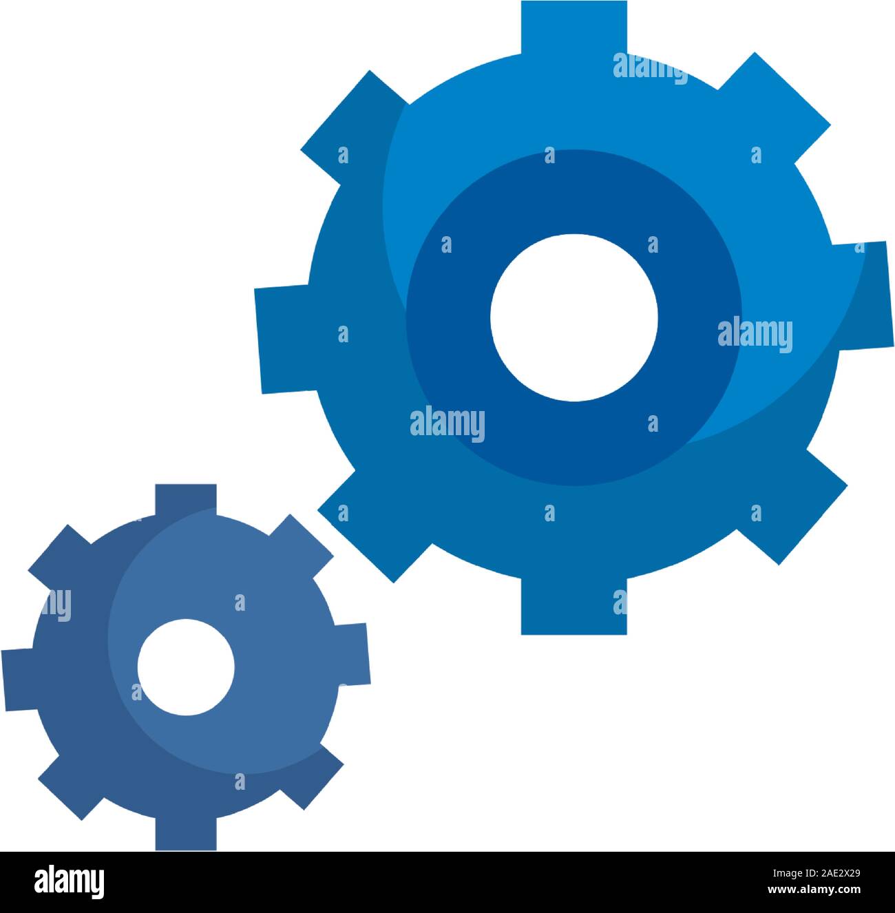 Isolated gears icon vector design Stock Vector Image & Art - Alamy