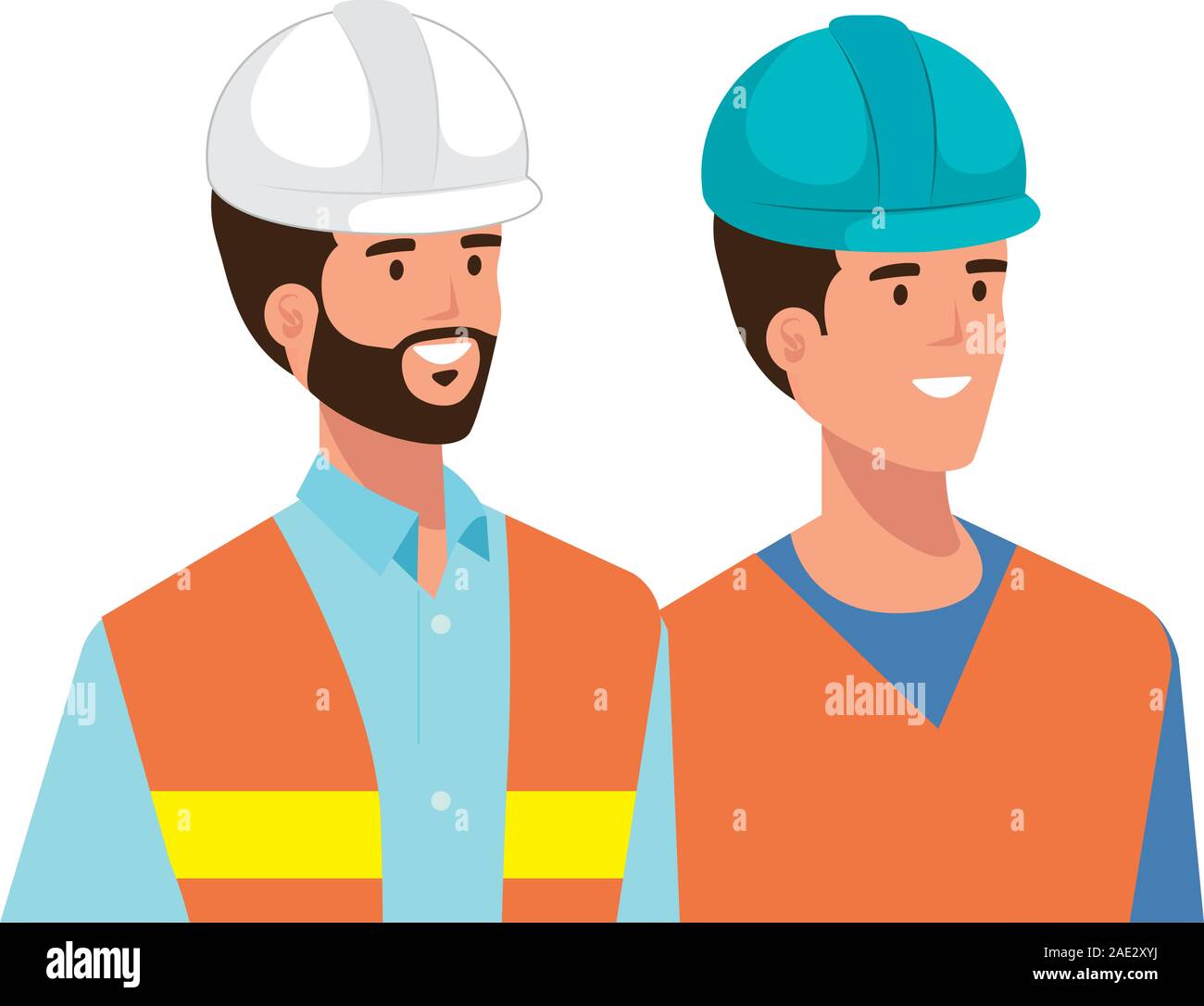 Builder and architect man vector design Stock Vector Image & Art - Alamy