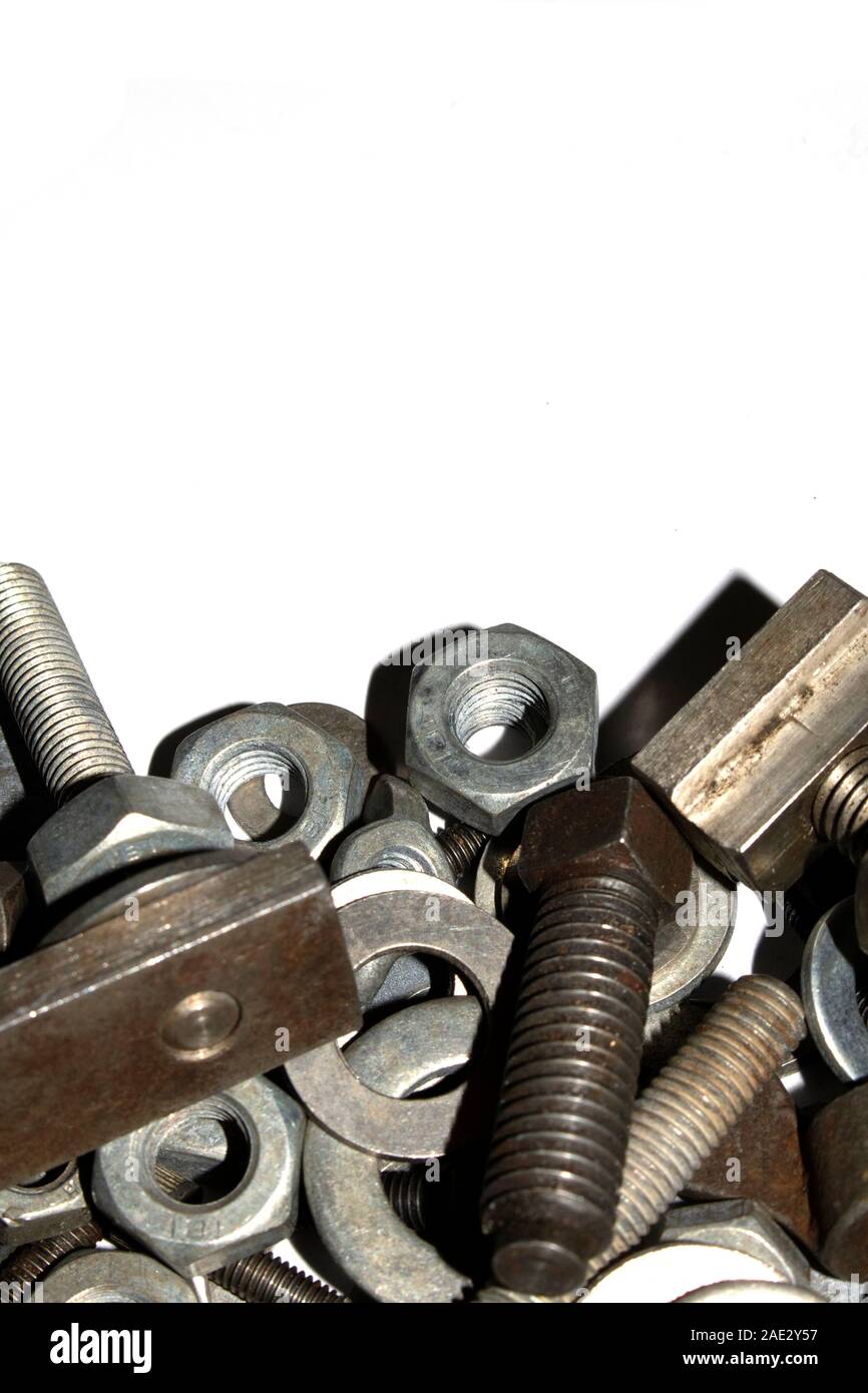 Many hexagon head screws hi-res stock photography and images - Alamy