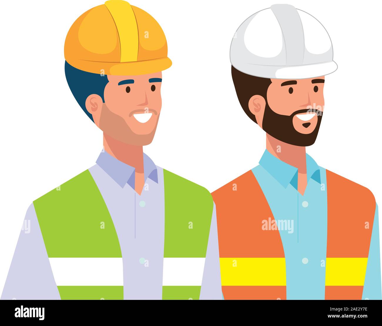 Builder and architect man vector design Stock Vector Image & Art - Alamy
