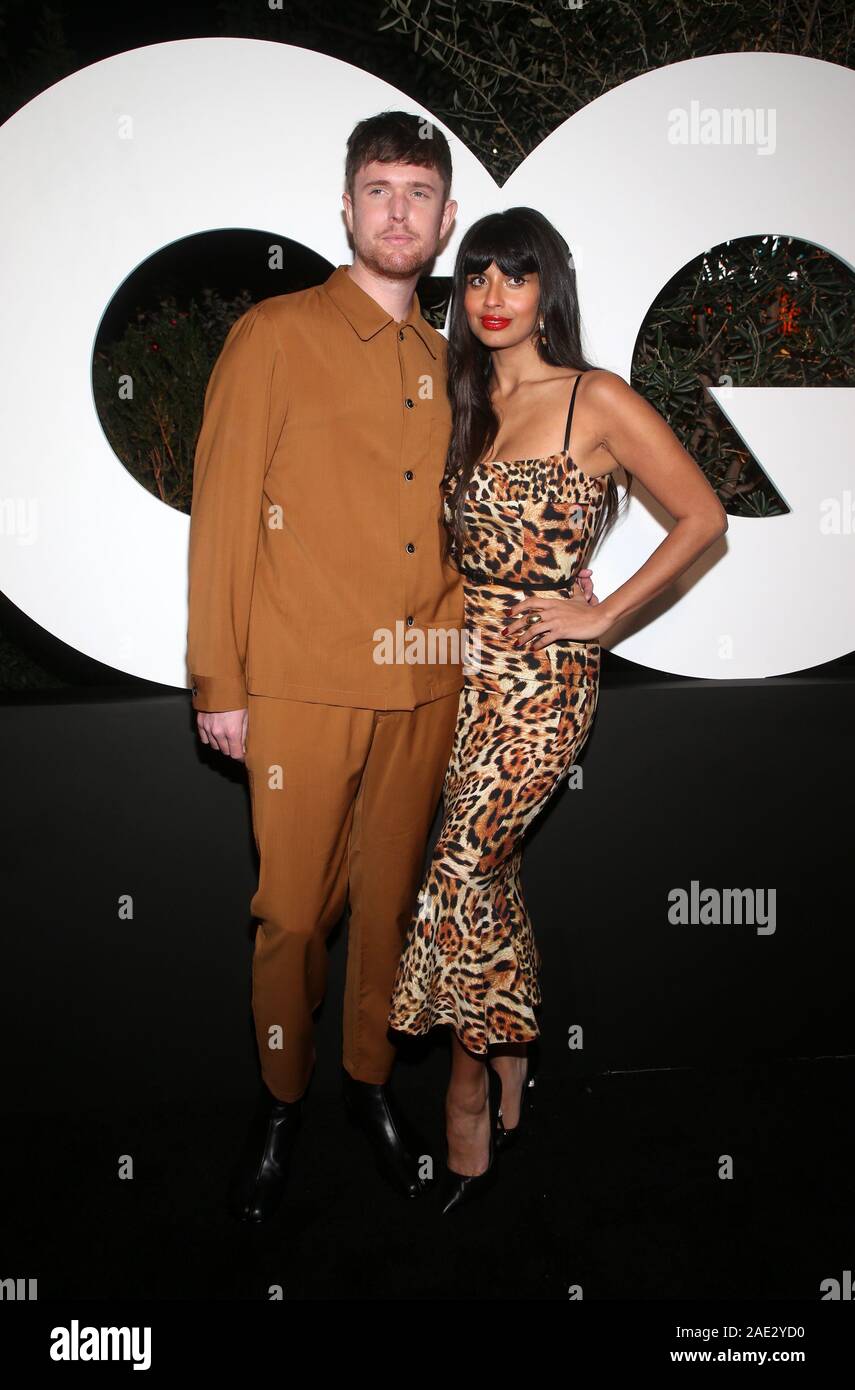California, USA. 05th Dec, 2019. James Blake, Jameela Jamil, at 2019 GQ ...