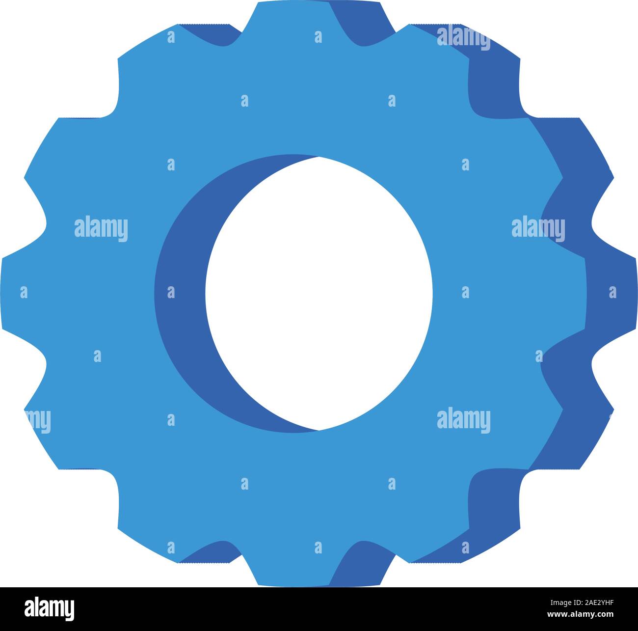 Isolated gear icon vector design Stock Vector Image & Art - Alamy