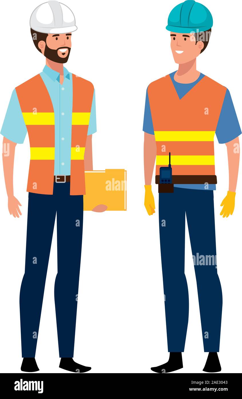 Builder and architect man vector design Stock Vector Image & Art - Alamy
