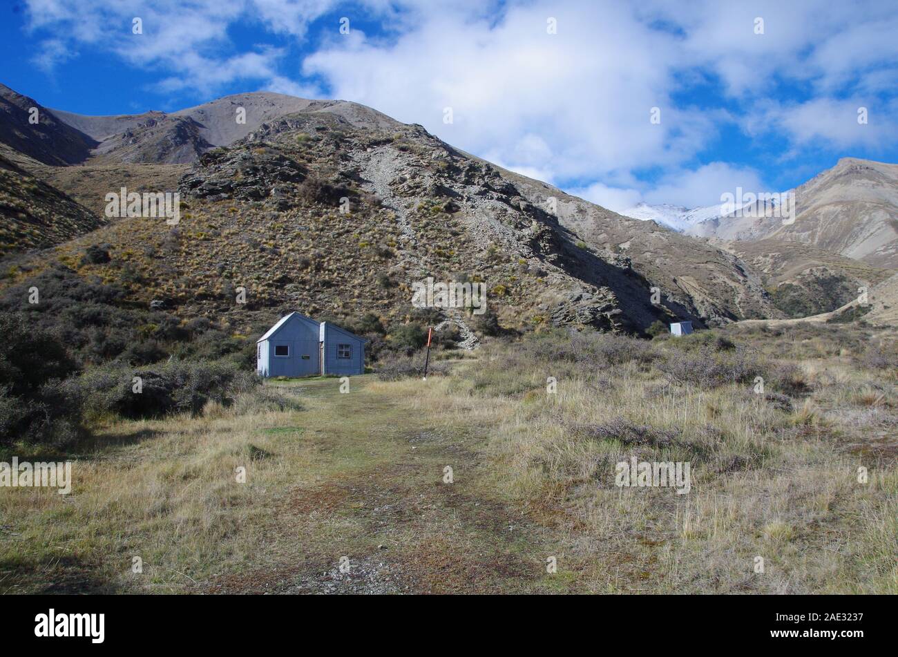 Double Hut. Hakatere Conservation Park. Te Araroa Trail. Lake Emily ...