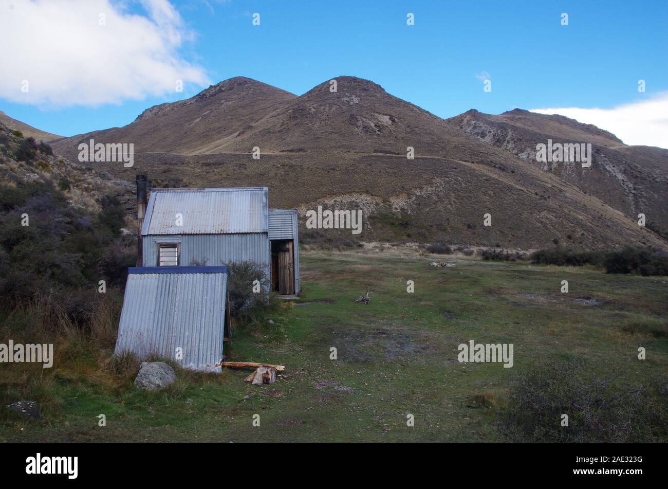 Double Hut. Hakatere Conservation Park. Te Araroa Trail. Lake Emily ...