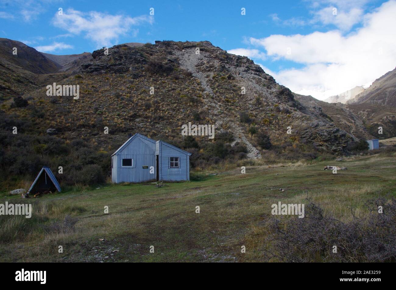 Double Hut. Hakatere Conservation Park. Te Araroa Trail. Lake Emily ...