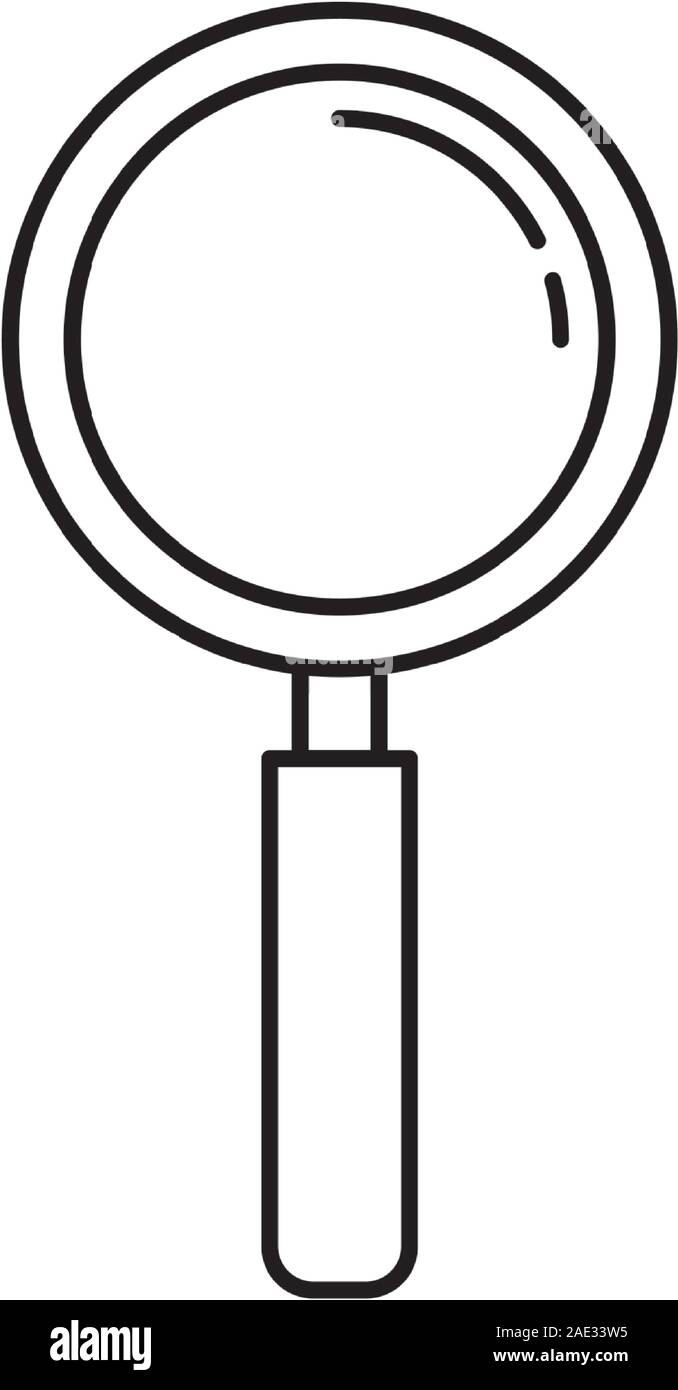 Isolated lupe icon vector design Stock Vector Image & Art - Alamy