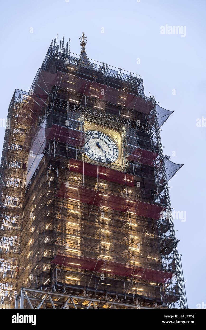 London, UK. 6th Nov, 2019. Elizabeth Tower, previously known as Clock ...