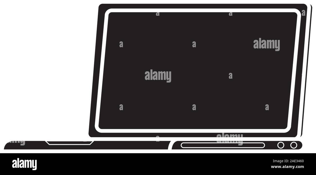 Isolated digital laptop vector design Stock Vector Image & Art - Alamy