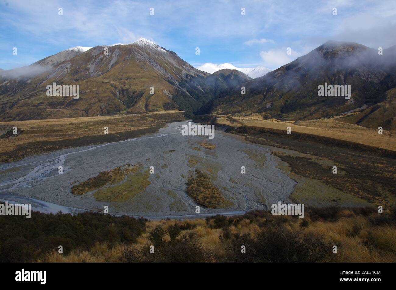 Te Araroa Trail. South Island. New Zealand Stock Photo - Alamy