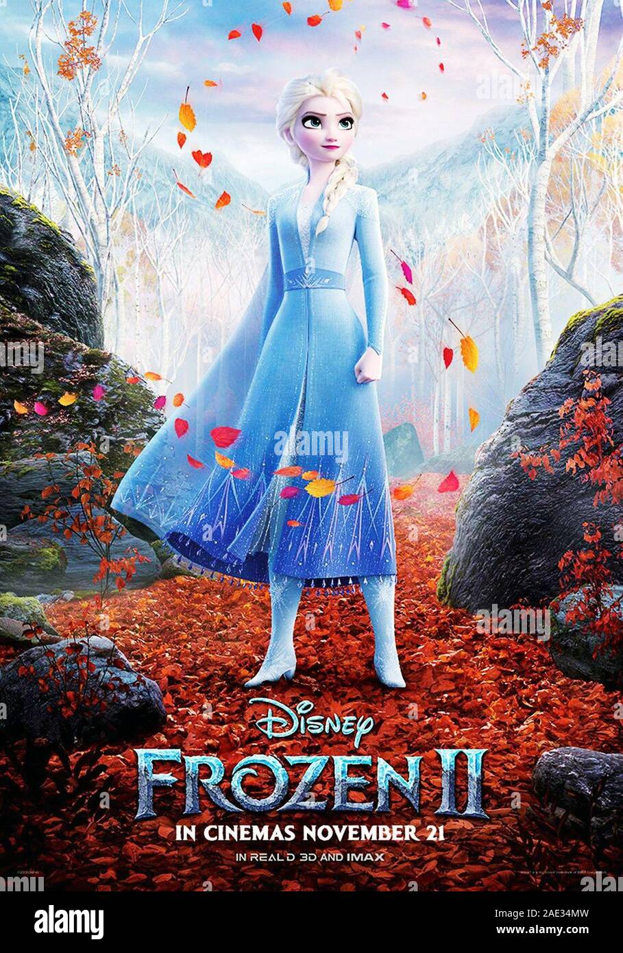 FROZEN II, (aka FROZEN 2), character poster, Elsa (voice: Idina Menzel ...
