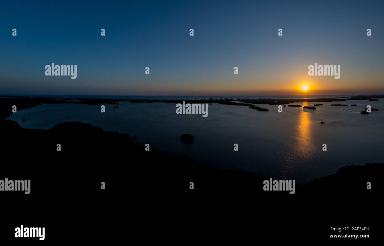 Florida Gulf Sunset Stock Photo - Alamy