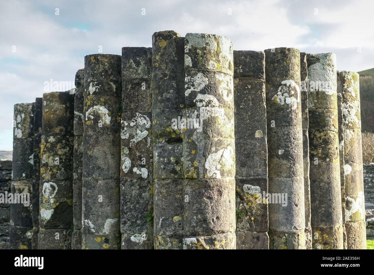 Strata Florida Abbey, (Ystrad Fflur) and the Abbey Church Stock Photo ...