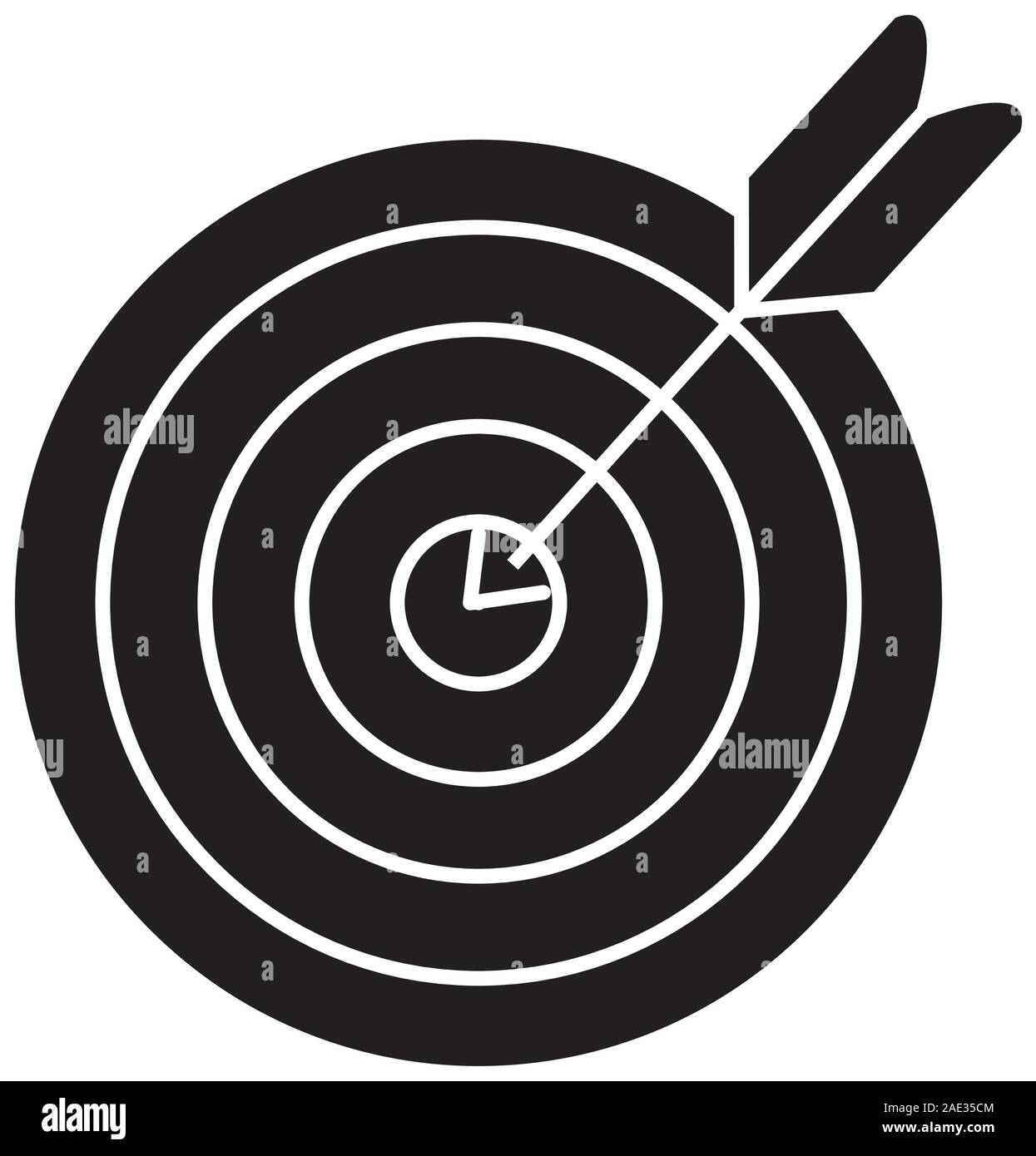 Isolated target icon vector design Stock Vector Image & Art - Alamy