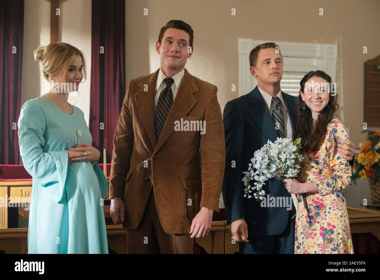 DOLLY PARTON'S HEARTSTRINGS, from left: Virginia Gardner, Tom Brittney ...