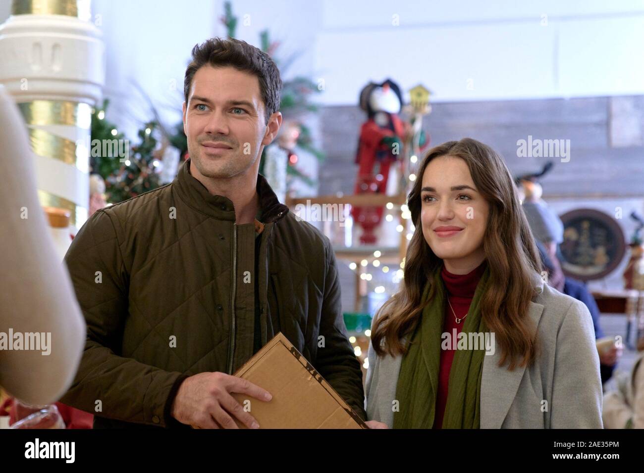 CHRISTMAS AT THE PLAZA, from left: Ryan Paevey, Elizabeth Henstridge ...
