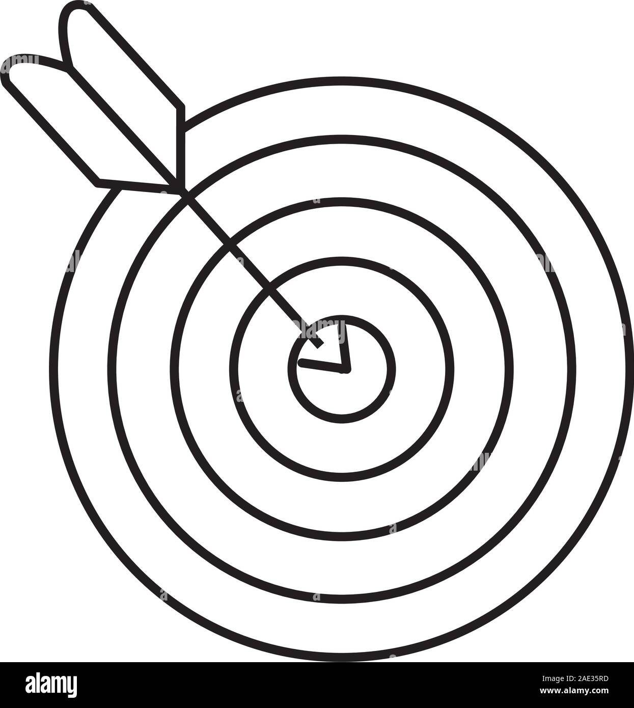 Isolated target icon vector design Stock Vector Image & Art - Alamy