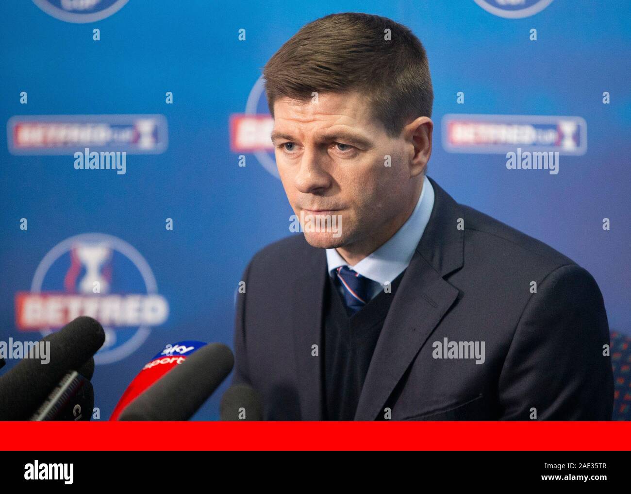 Managers call hampden stadium hi-res stock photography and images - Alamy