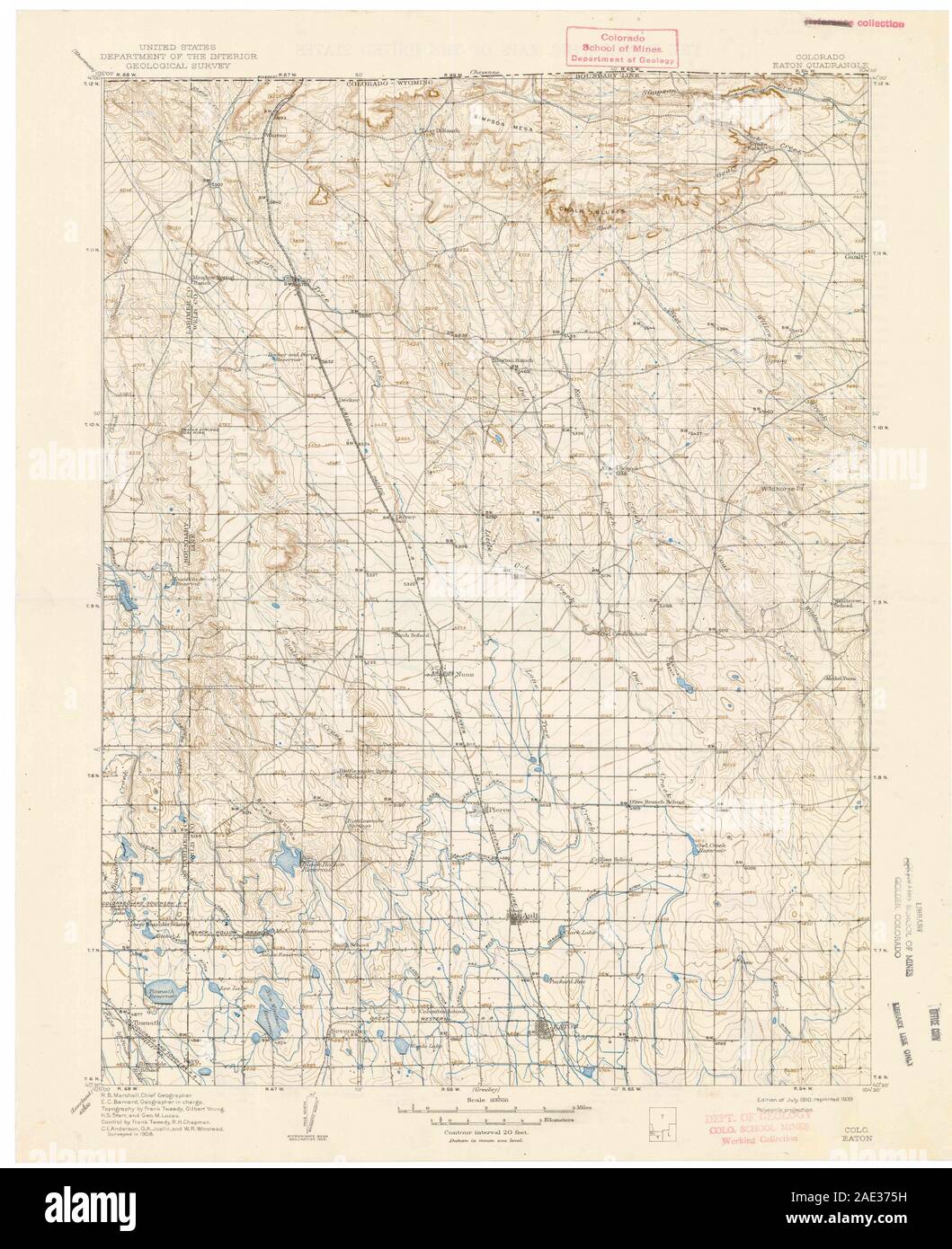 Map of eaton Cut Out Stock Images & Pictures - Alamy