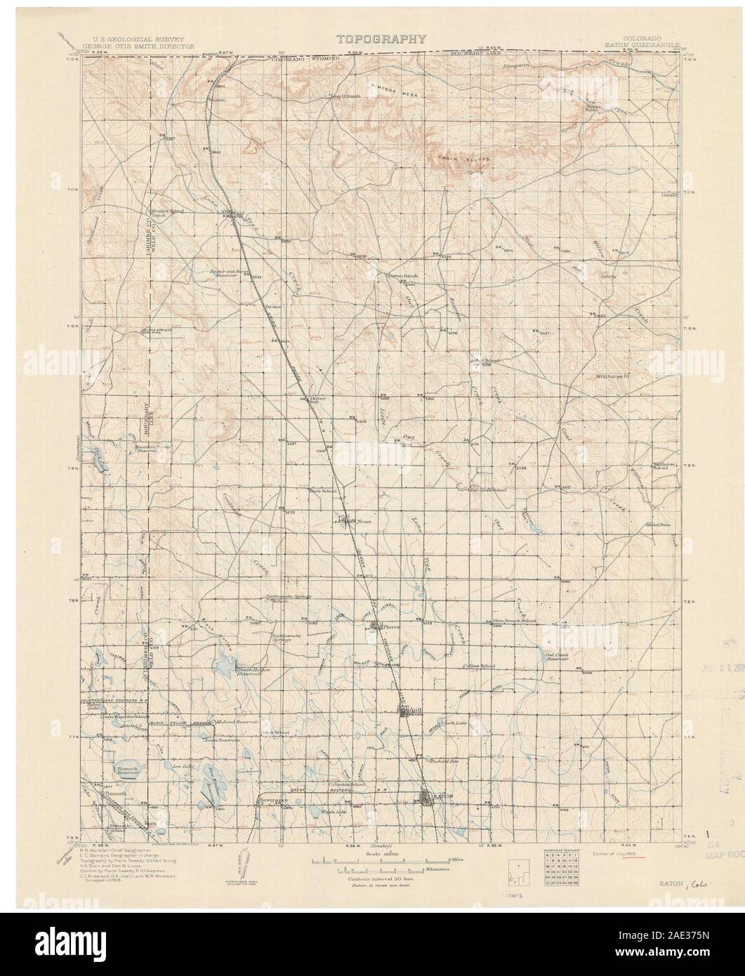 Map of eaton Cut Out Stock Images & Pictures - Alamy