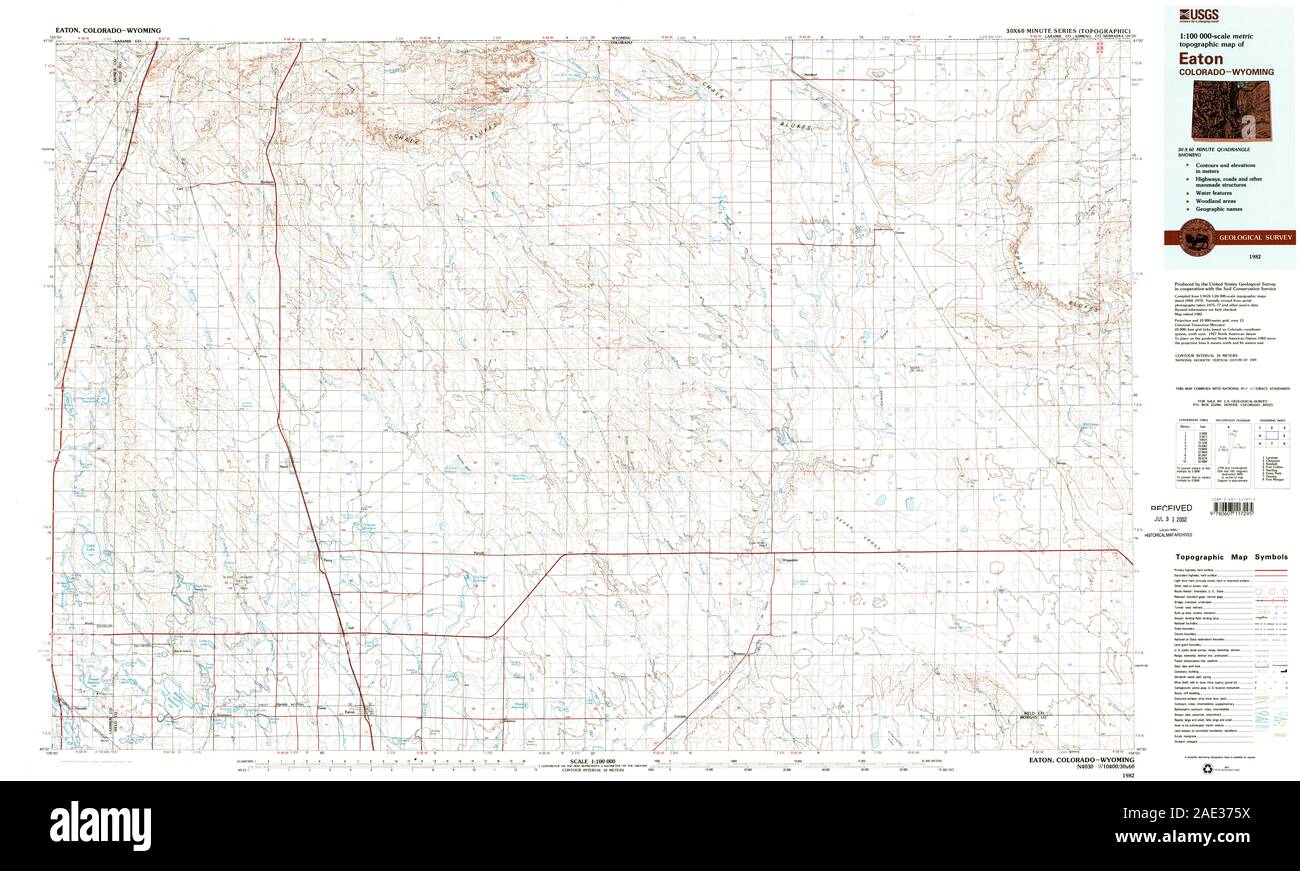 Map of eaton Cut Out Stock Images & Pictures - Alamy