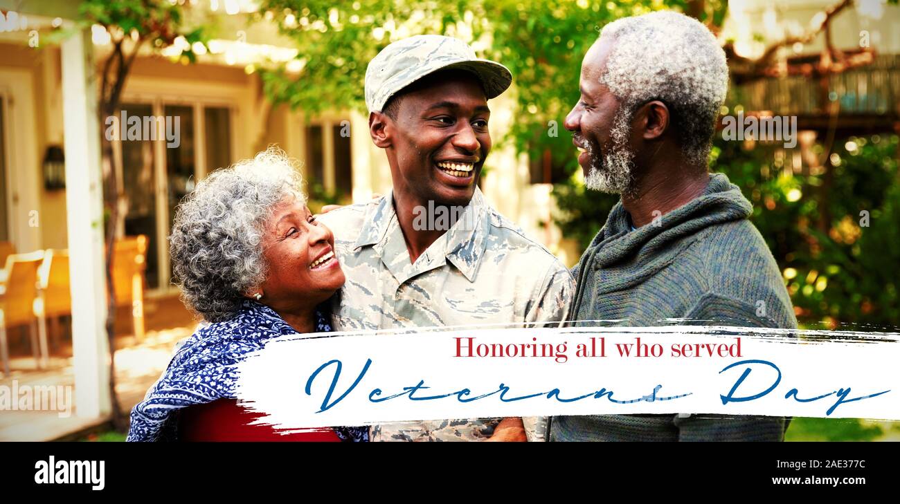 Composite image of veterans day Stock Photo - Alamy