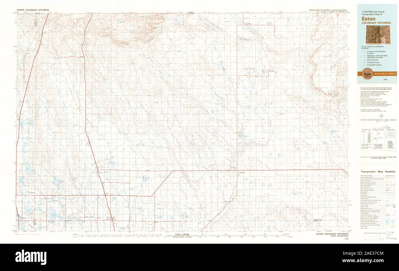 Map of eaton Cut Out Stock Images & Pictures - Alamy