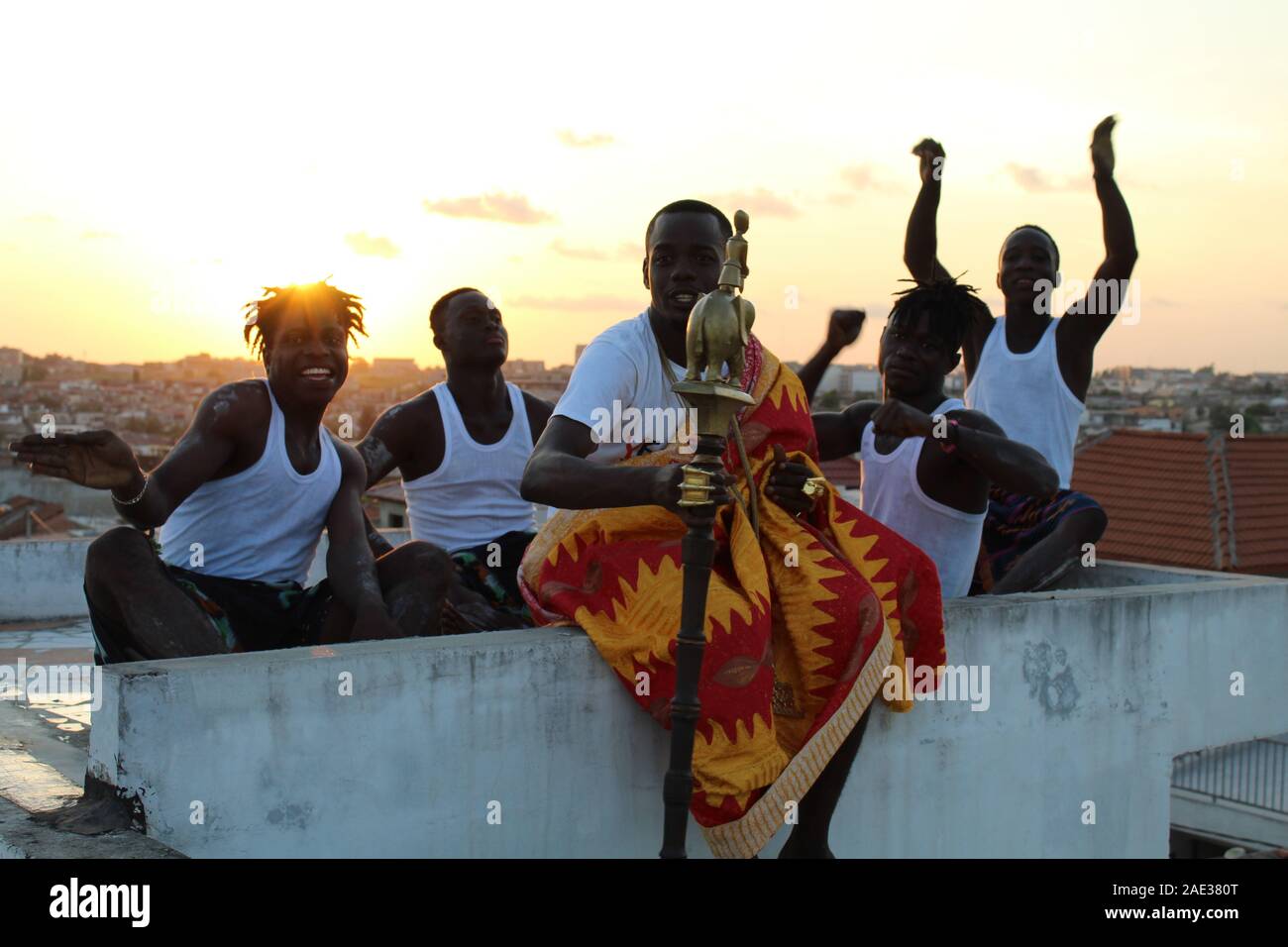 Ivorian news artist black baby performing music Stock Photo - Alamy