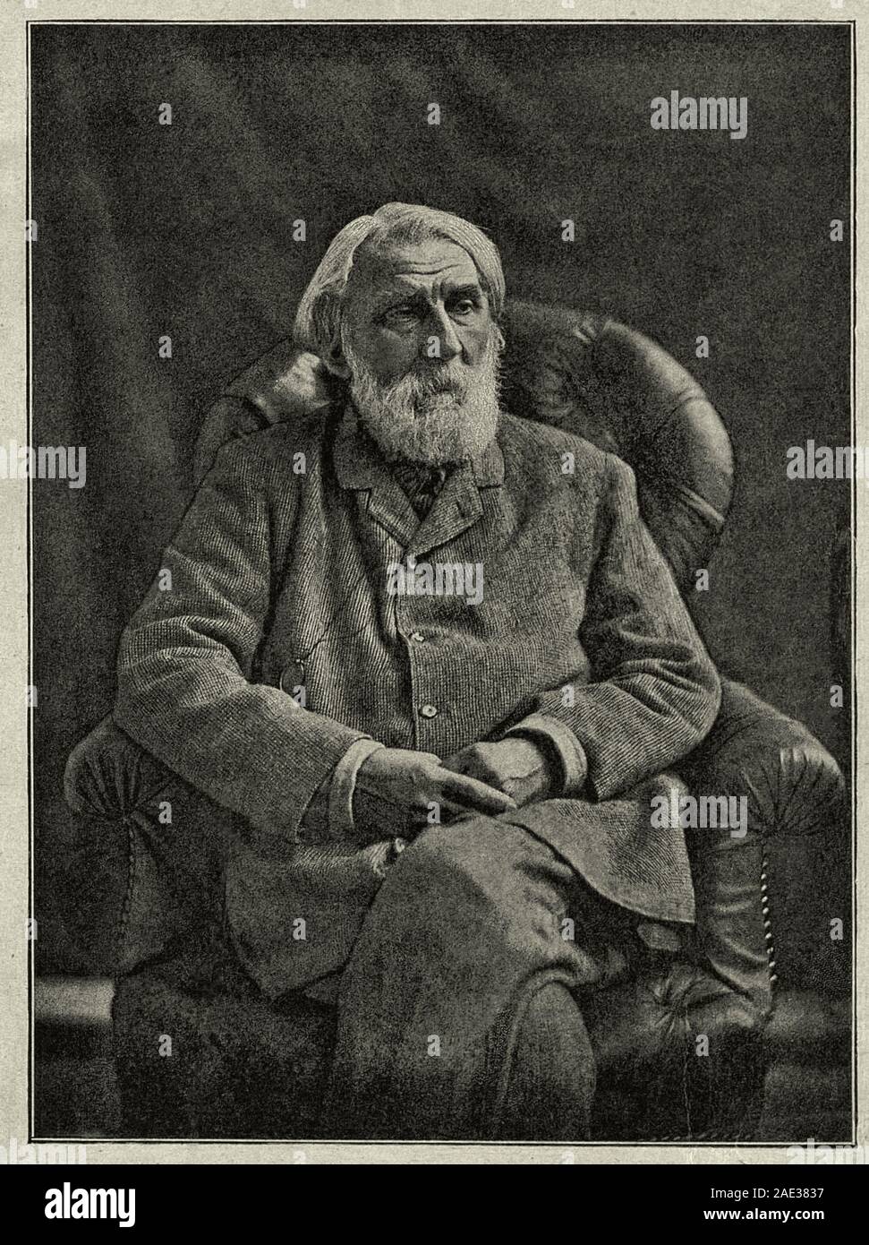 Photo of Ivan Sergeyevich Turgenev six months before his death. Ivan ...