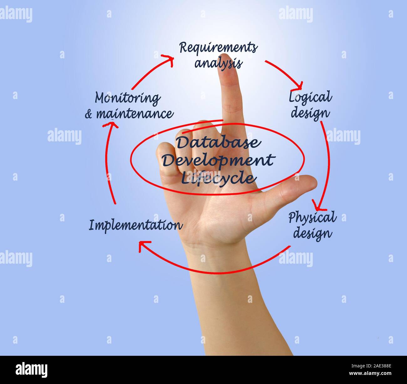 Database development lifecycle Stock Photo - Alamy