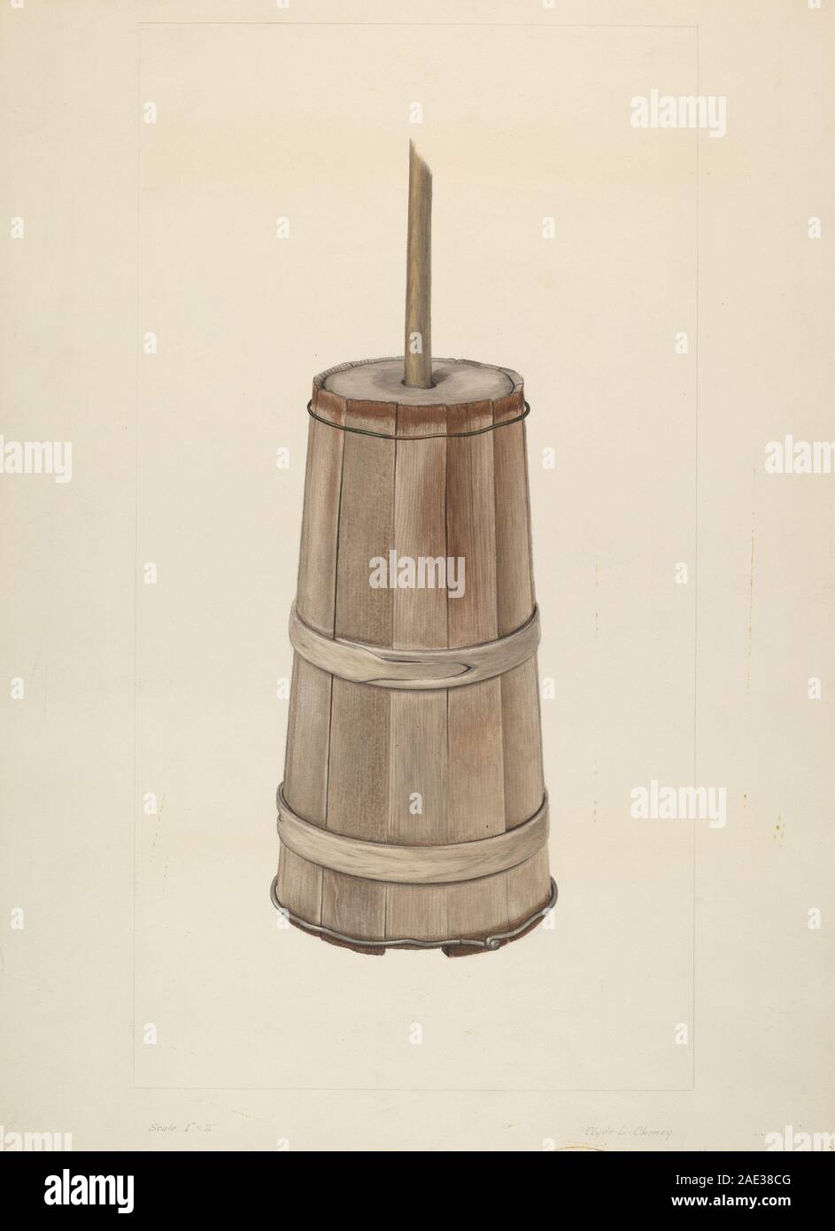 Historical butter churn hi-res stock photography and images - Alamy