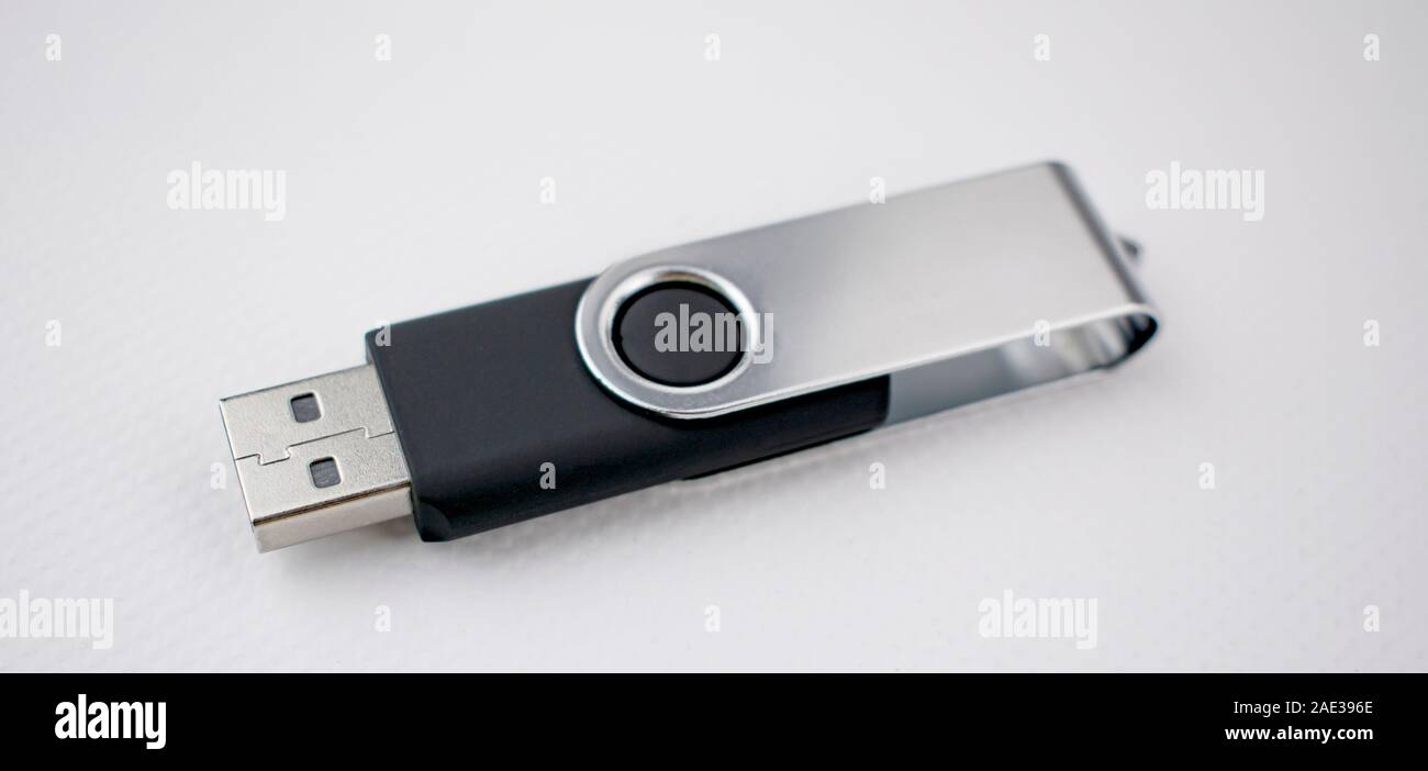 memory unit with usb connection for data storage, metal and satin ...