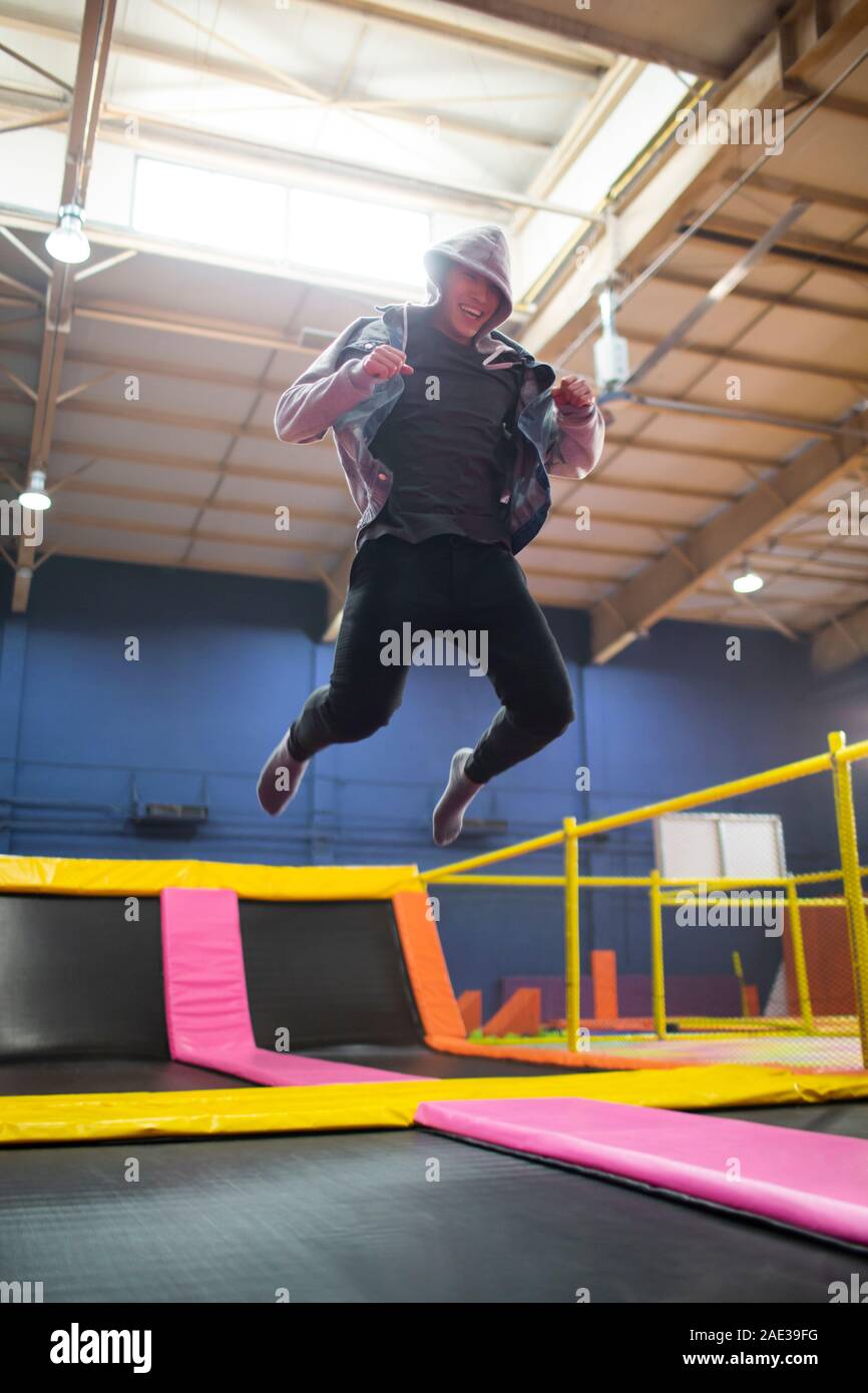 Trampoline park asian hi-res stock photography and images - Alamy