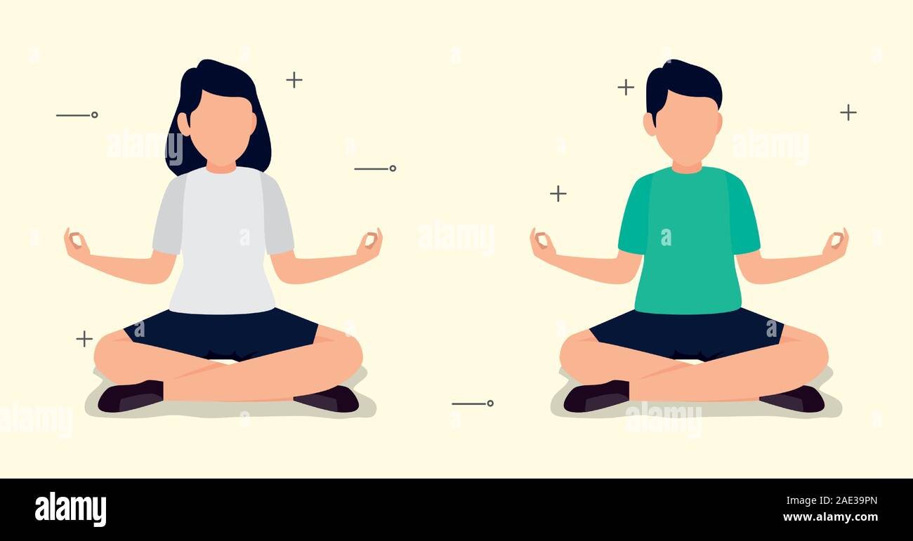 People and healthy lifestyle concept vector design Stock Vector Image ...