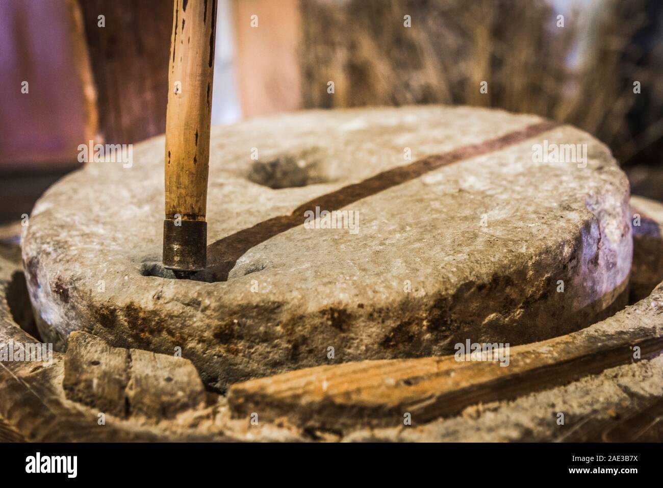 Old Mill equipment and devices Stock Photo - Alamy