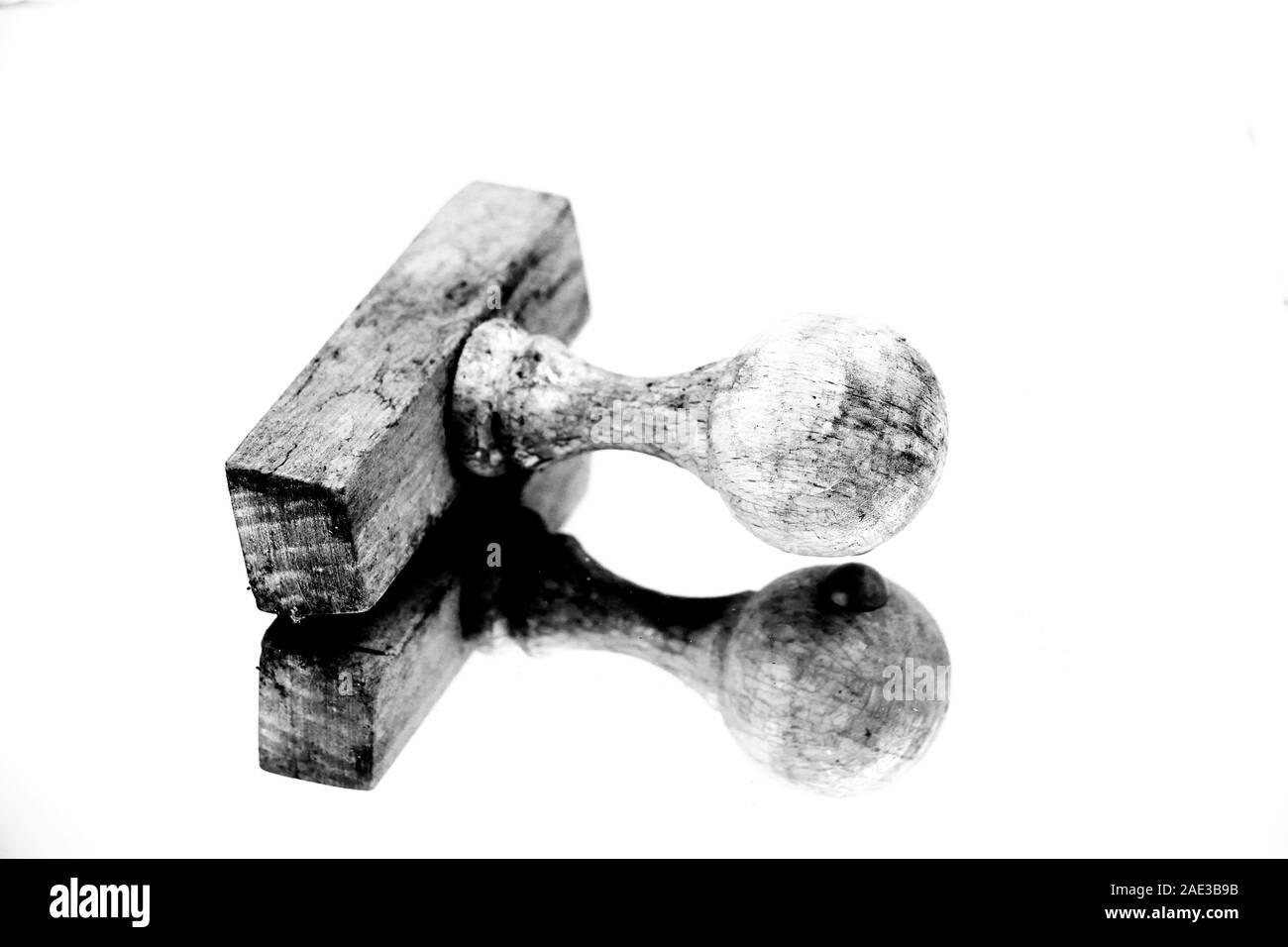 old wooden stamp Stock Photo - Alamy