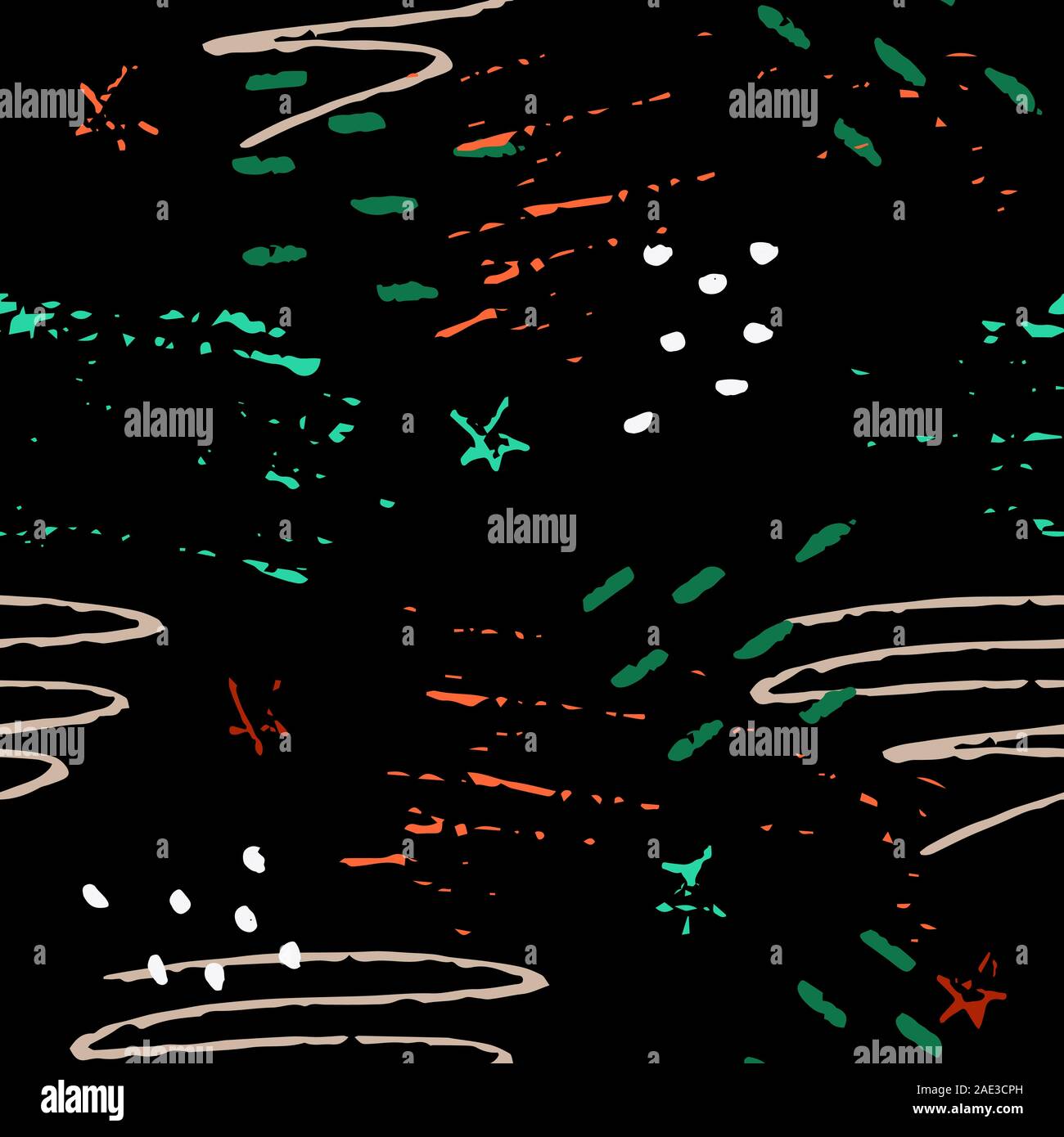 Abstract hand-drawn background with marker strokes and doodles Stock ...